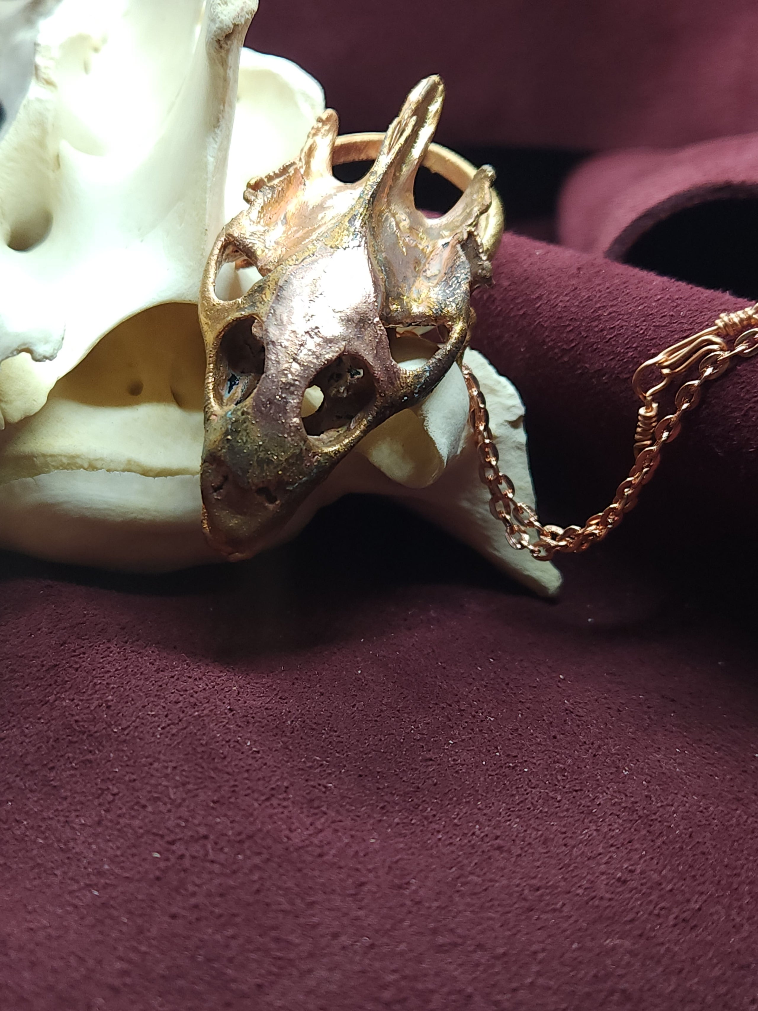 Real Turtle Skull Electroformed Copper | Heathen Wire Works